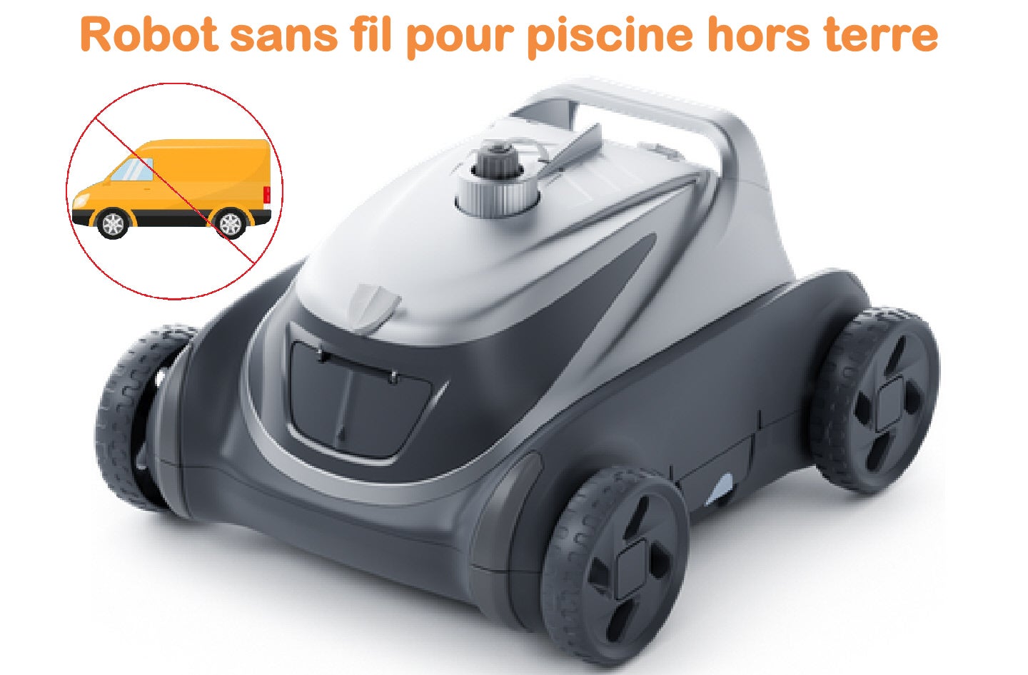 B10PS [170] Robot nettoyeur rechargeable sans fil et sans boyau pour ...