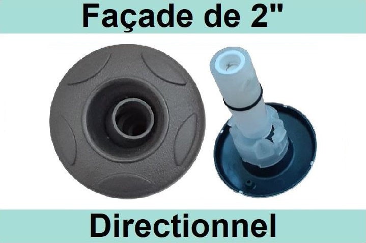 109116 [12-2B] Jet 2" Directionnel-SO 5-SPOKE Graphite MAAX Série 200 ...