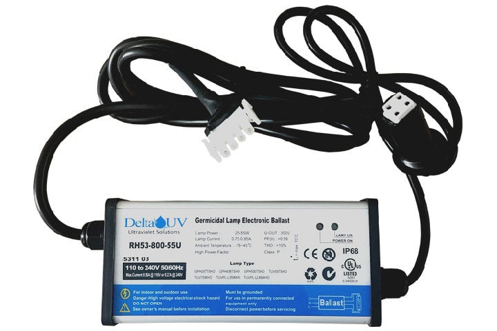 RH53-800-55U [24-4H] Ballast universel DELTA pour lampe UV (Ultraviolet ...